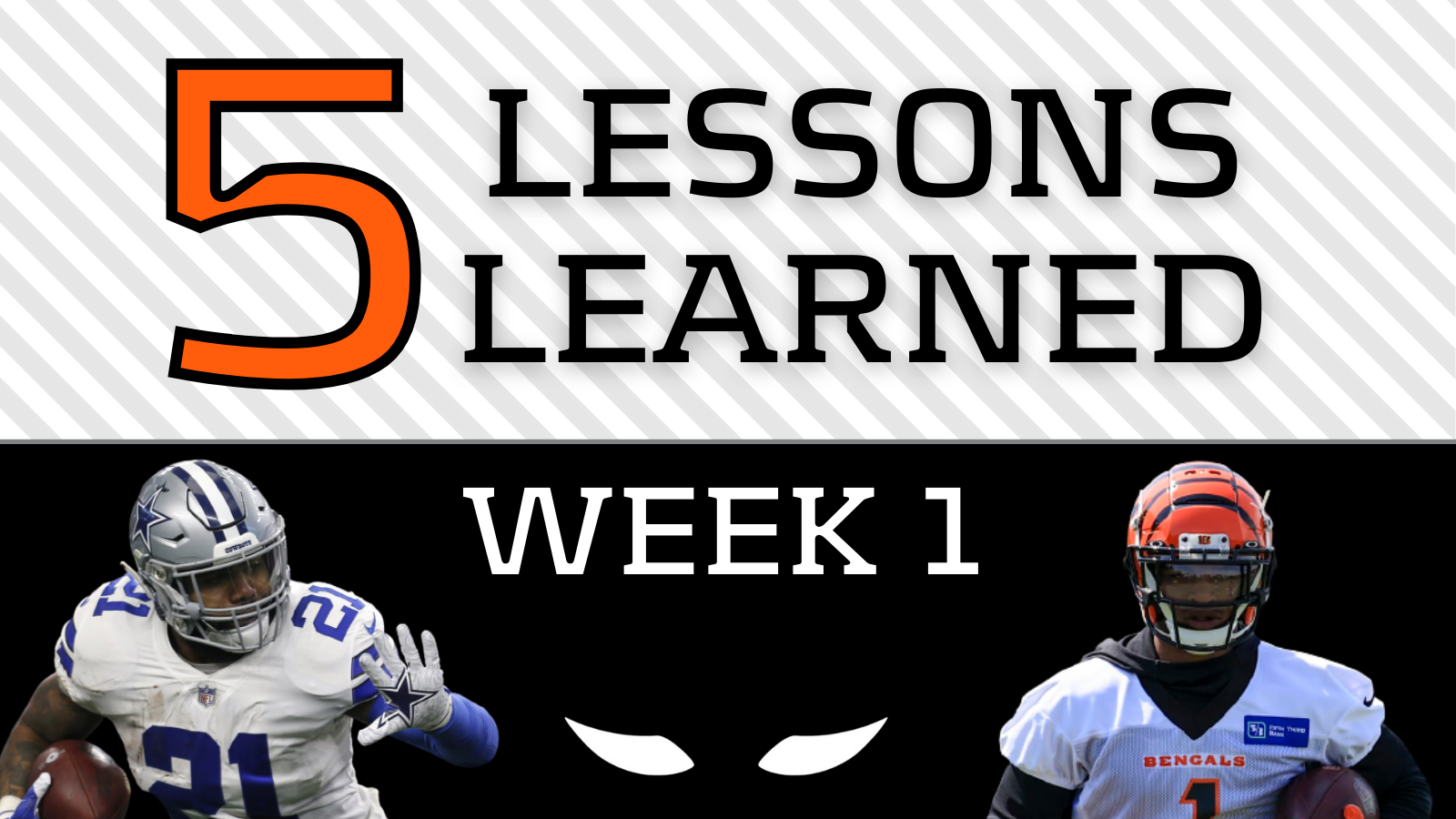The Five Most Important Fantasy Football Lessons Learned From Week 1