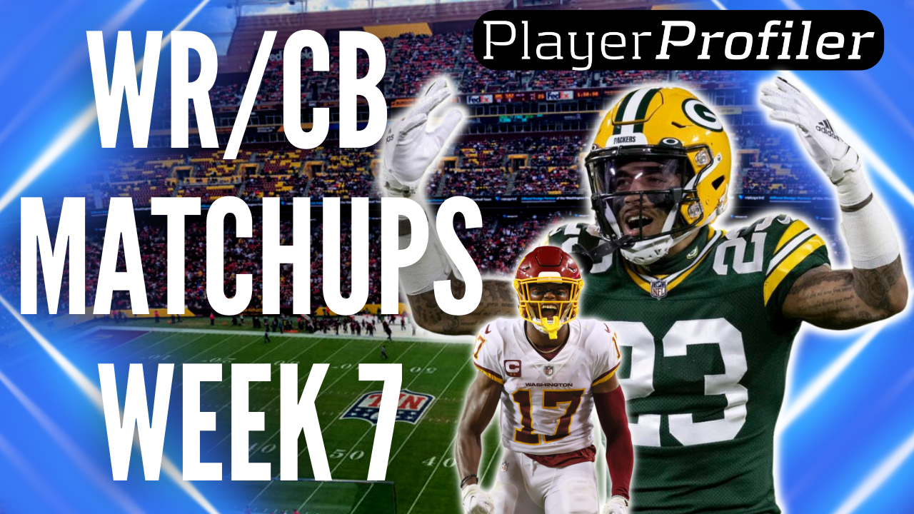 Week 7 WR-CB Matchups: Jaire Alexander The Great - PlayerProfiler